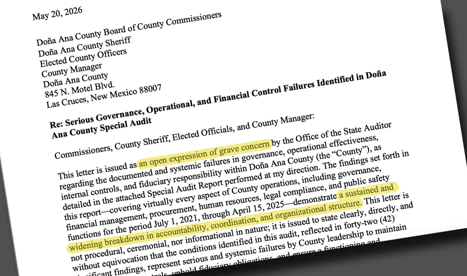 Another damning county audit. Will we fix things this time?